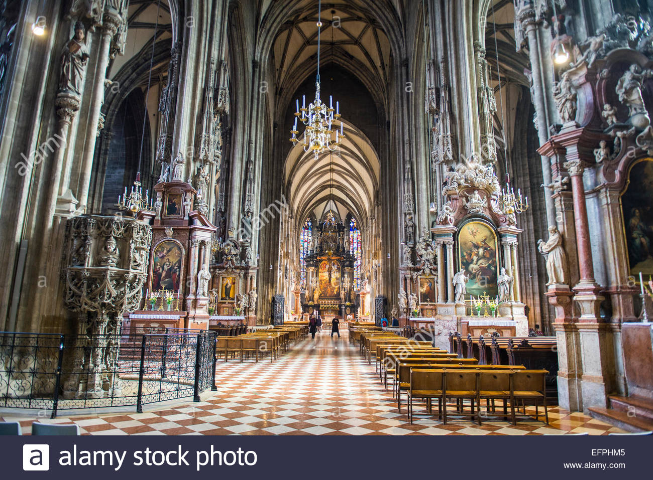 Stephansdom St Stephens Cathedral Vienna Stockfotos & Stephansdom St Stephens Cathedral Vienna ...