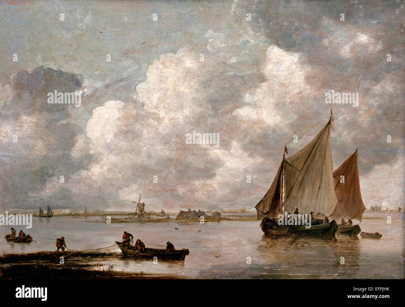 Der See von Haarlem (Haarlemermeer) 1656 Jan van Goyen (Januar ...