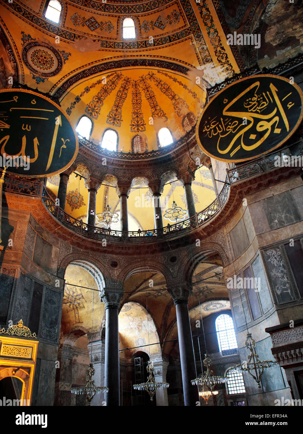 Hagia Sophia Byzantinischen Mosaiken Stockfotos und -bilder Kaufen - Alamy
