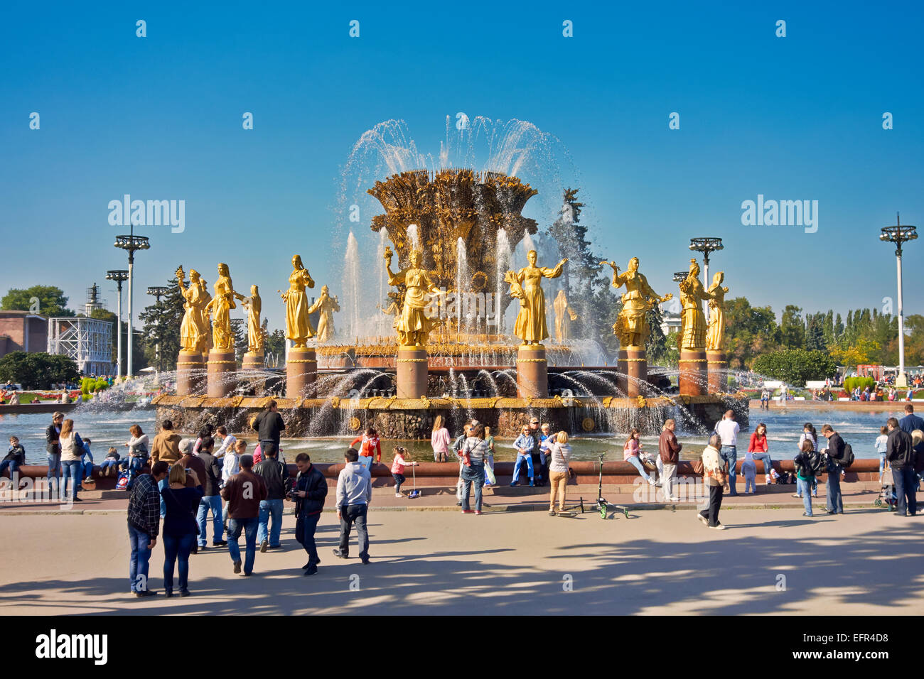 Russia moscow vdnkh all russia exhibition -Fotos und -Bildmaterial in ...