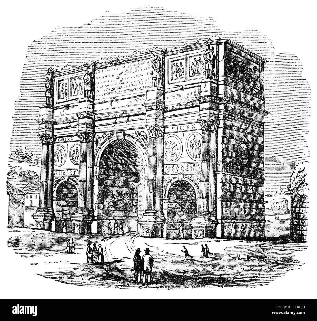 Rome Engraving Stockfotos und -bilder Kaufen - Alamy