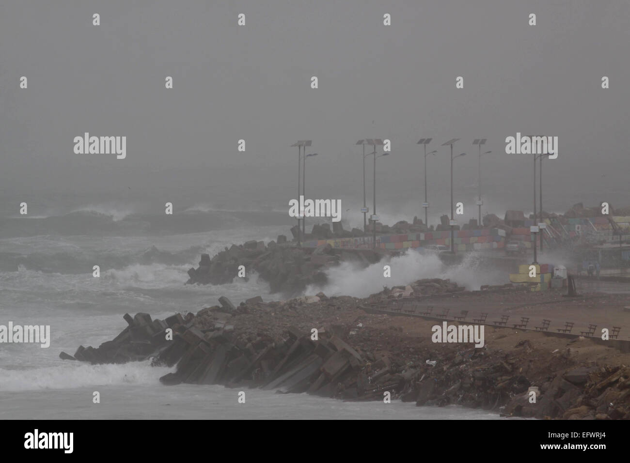 Gaza-Stadt, Gazastreifen, Palästinensische Gebiete. 11. Februar 2015 ...