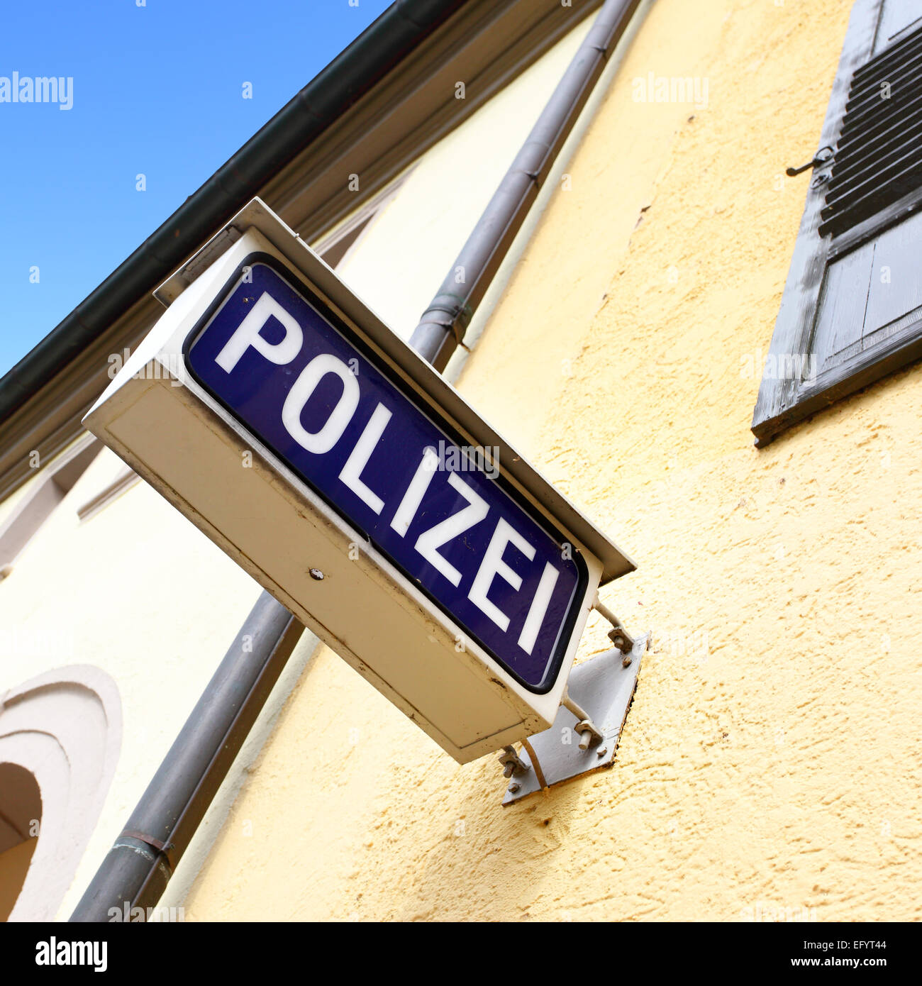 Polizei Zeichen Stockfotos und -bilder Kaufen - Alamy