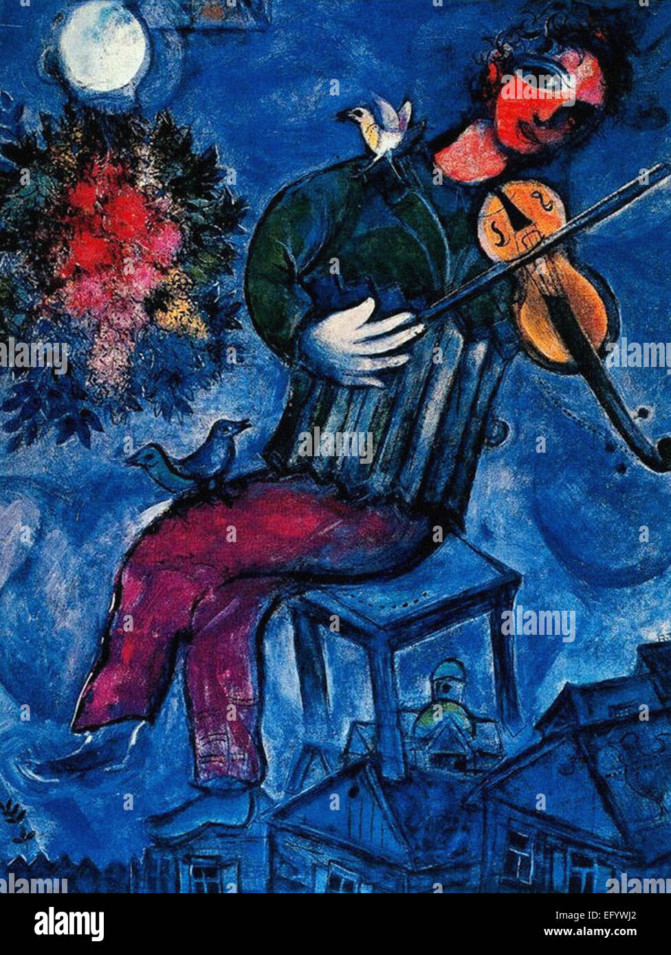 The violinist by marc chagall -Fotos und -Bildmaterial in hoher ...