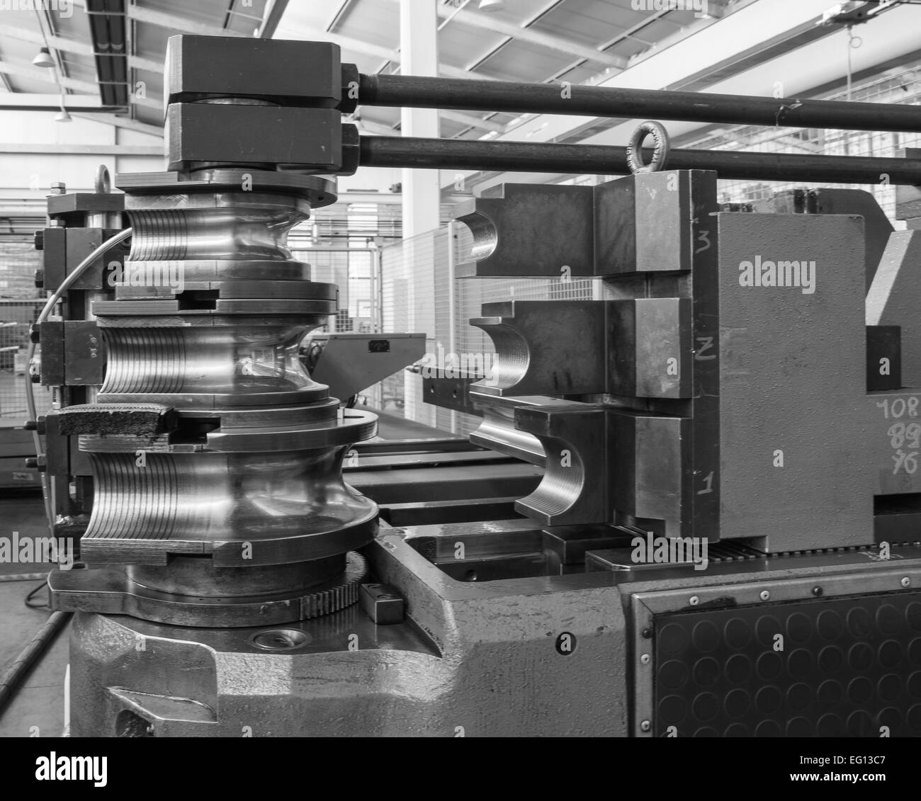 Maschinen detail Schwarzweiß-Stockfotos und -bilder - Alamy