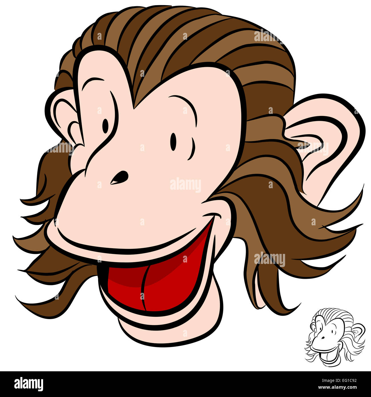 Affe cartoon clipart -Fotos und -Bildmaterial in hoher Auflösung ...