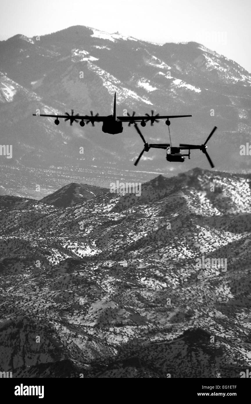 Ein US-Air Force CV-22 Osprey Spezialoperationen Flugzeug mit der 71 ...