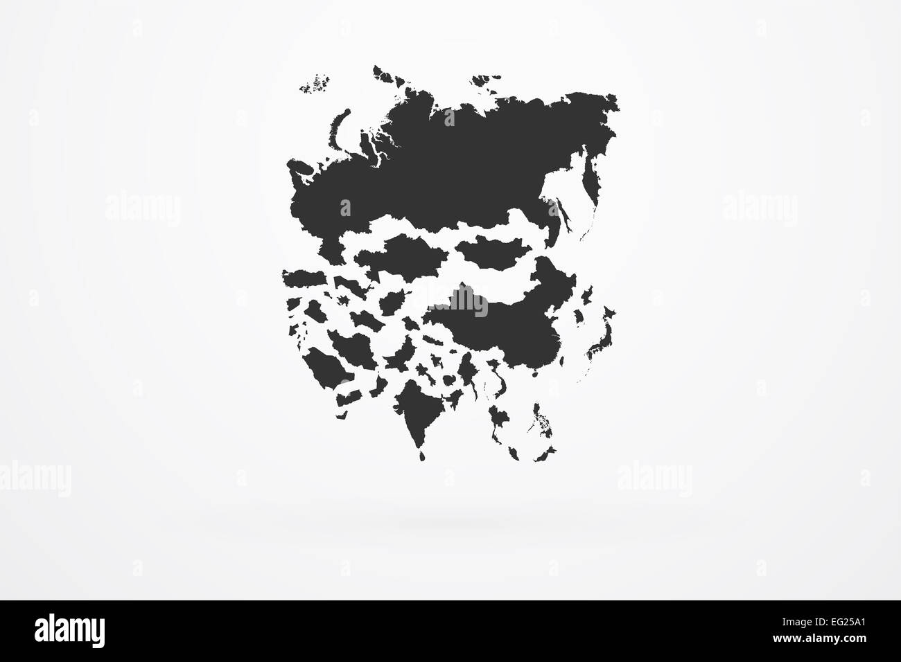 Kontinent asien umriss -Fotos und -Bildmaterial in hoher Auflösung – Alamy