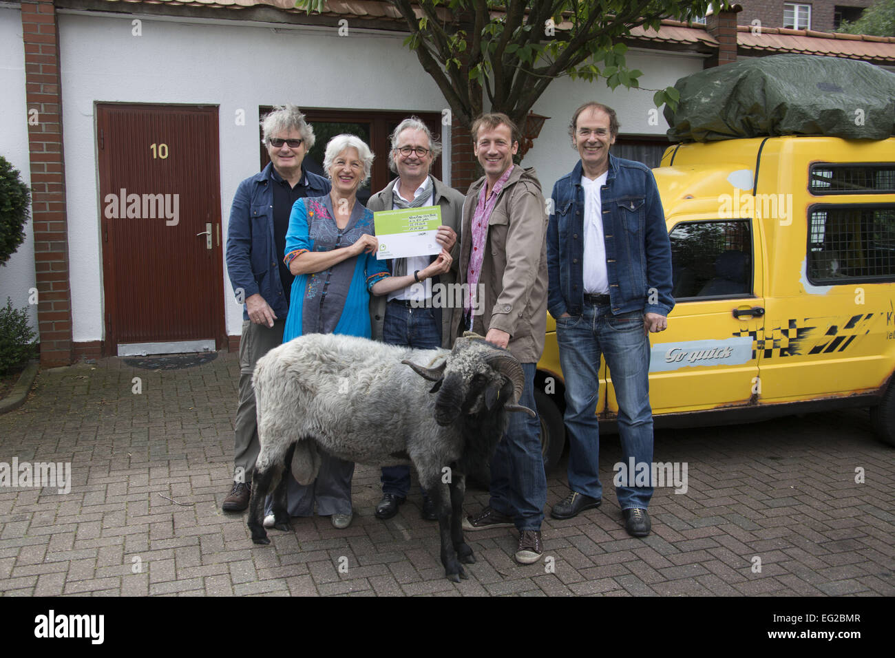 Am Set des Films Kleine Ziege, Sturer Bock (Arbeitstitel). Mitwirkende ...