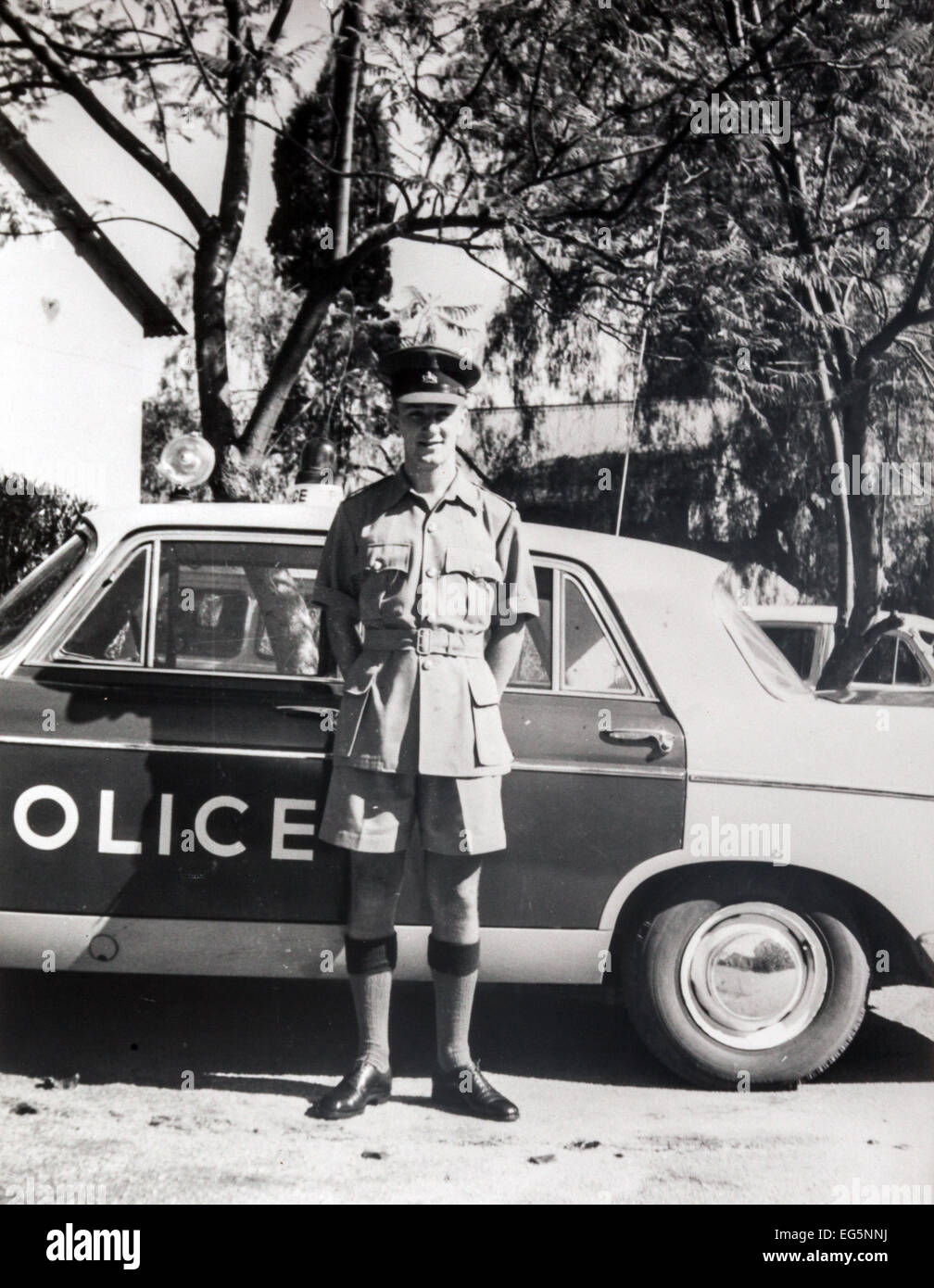 B.S.A.P. Patrouillenoffizier der Colonial Police in Südrhodesien mit ...