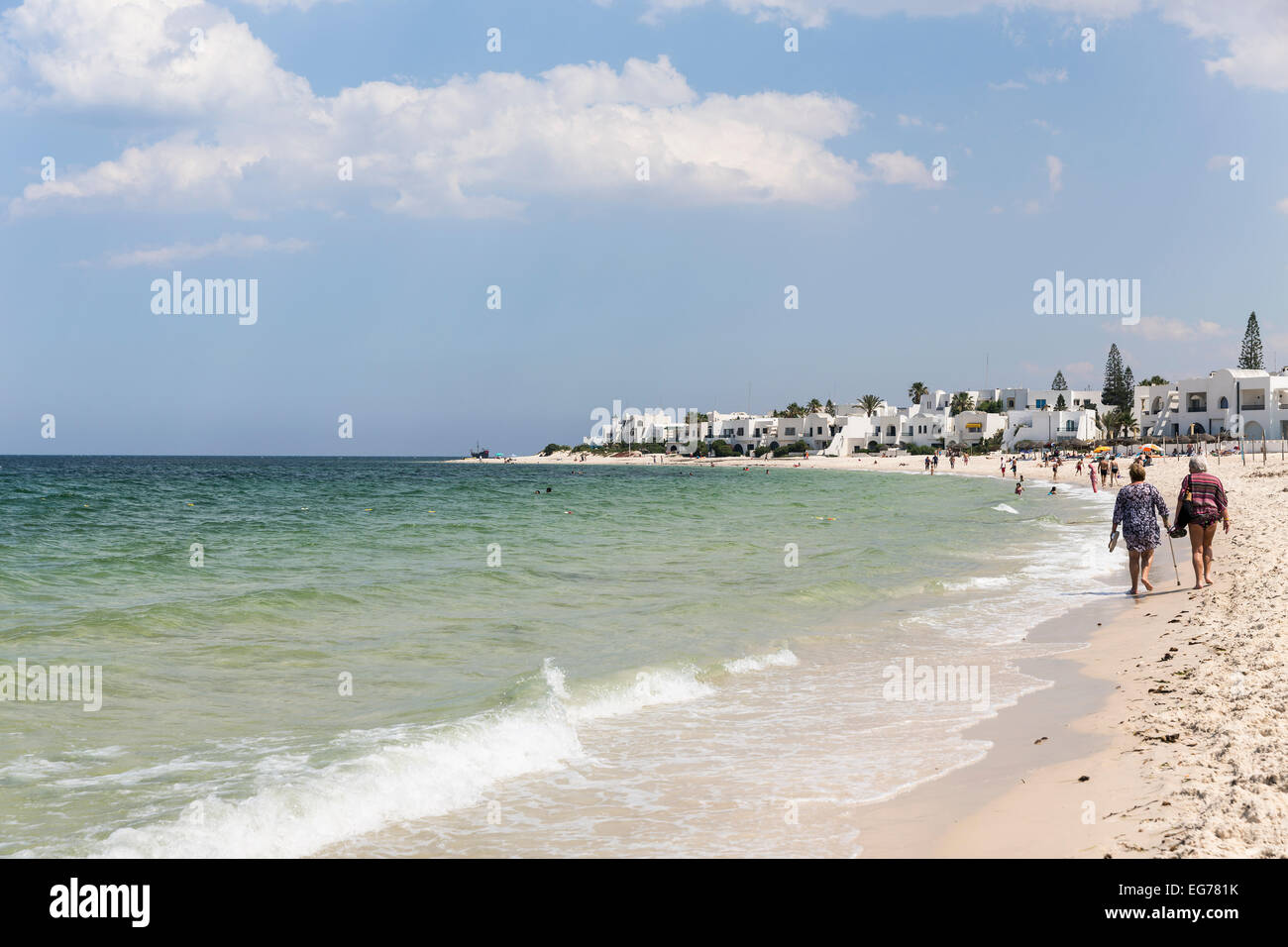 Afrika, Tunesien, Port El Kantaoui, Strand Stockfotografie - Alamy