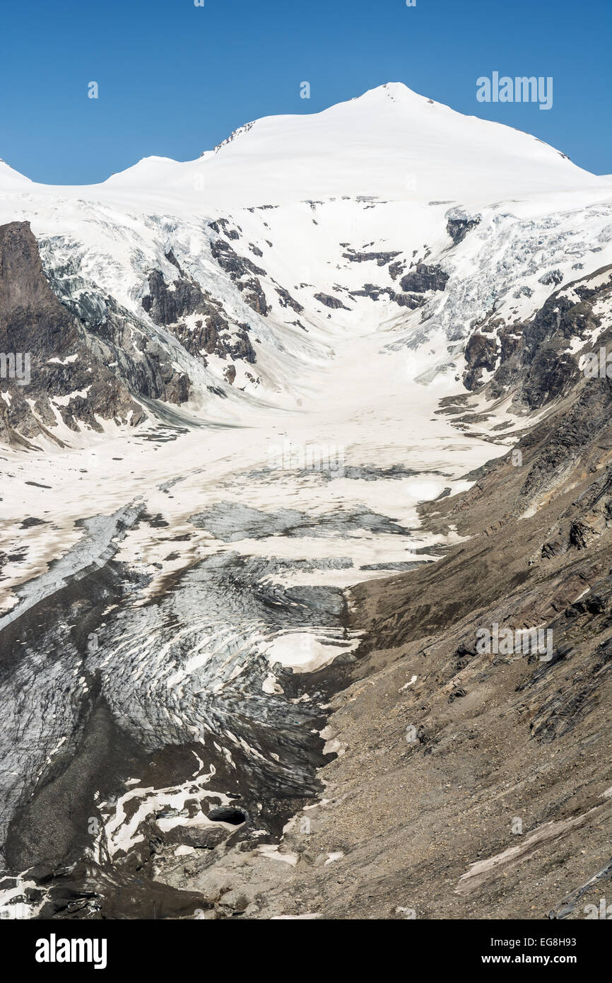 Die Pasterze, der längste Gletscher Österreichs auf den Großglockner ...