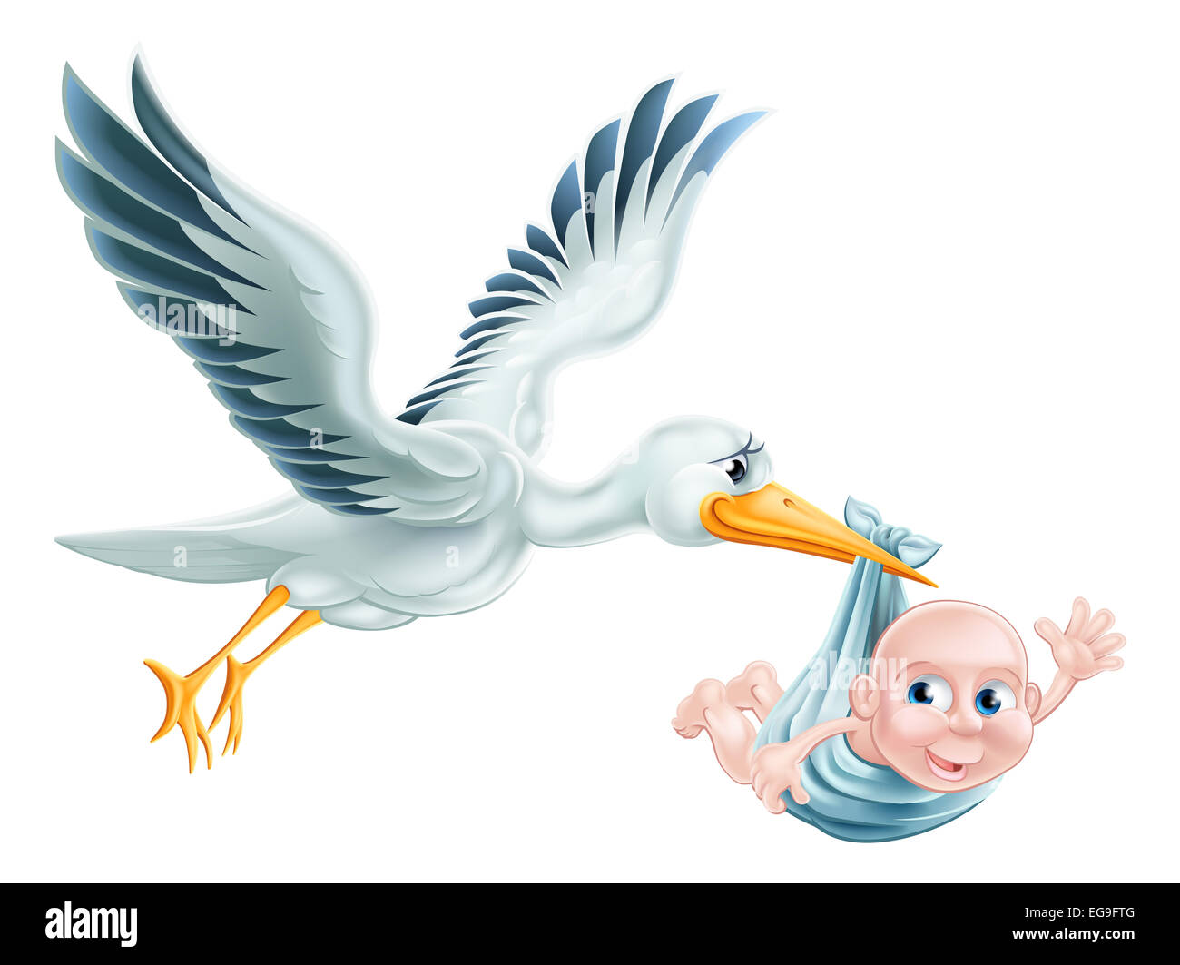 Fliegender storch mit baby clipart -Fotos und -Bildmaterial in hoher ...