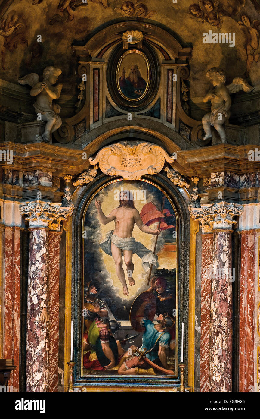 Piemont, Turin, Dom, Kapelle der Auferstehung, Ikone gemalt im Jahre ...