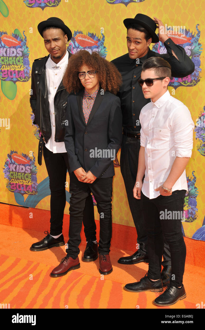 LOS ANGELES, CA - 29. März 2014: Tanzgruppe Diversity - Jordan Banjo ...