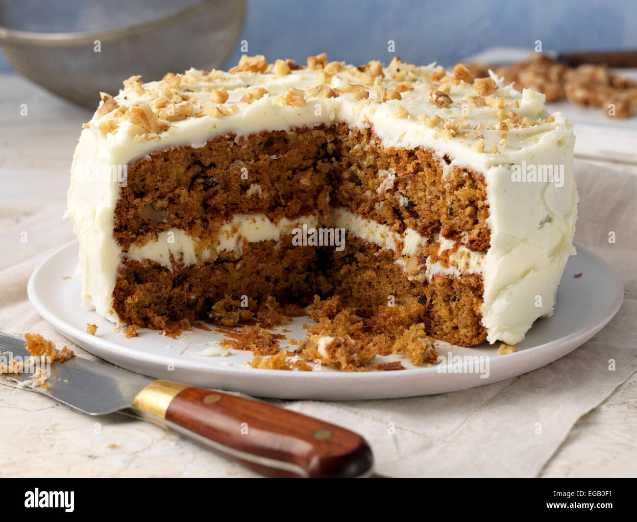 Haus gebackener karottenkuchen -Fotos und -Bildmaterial in hoher ...