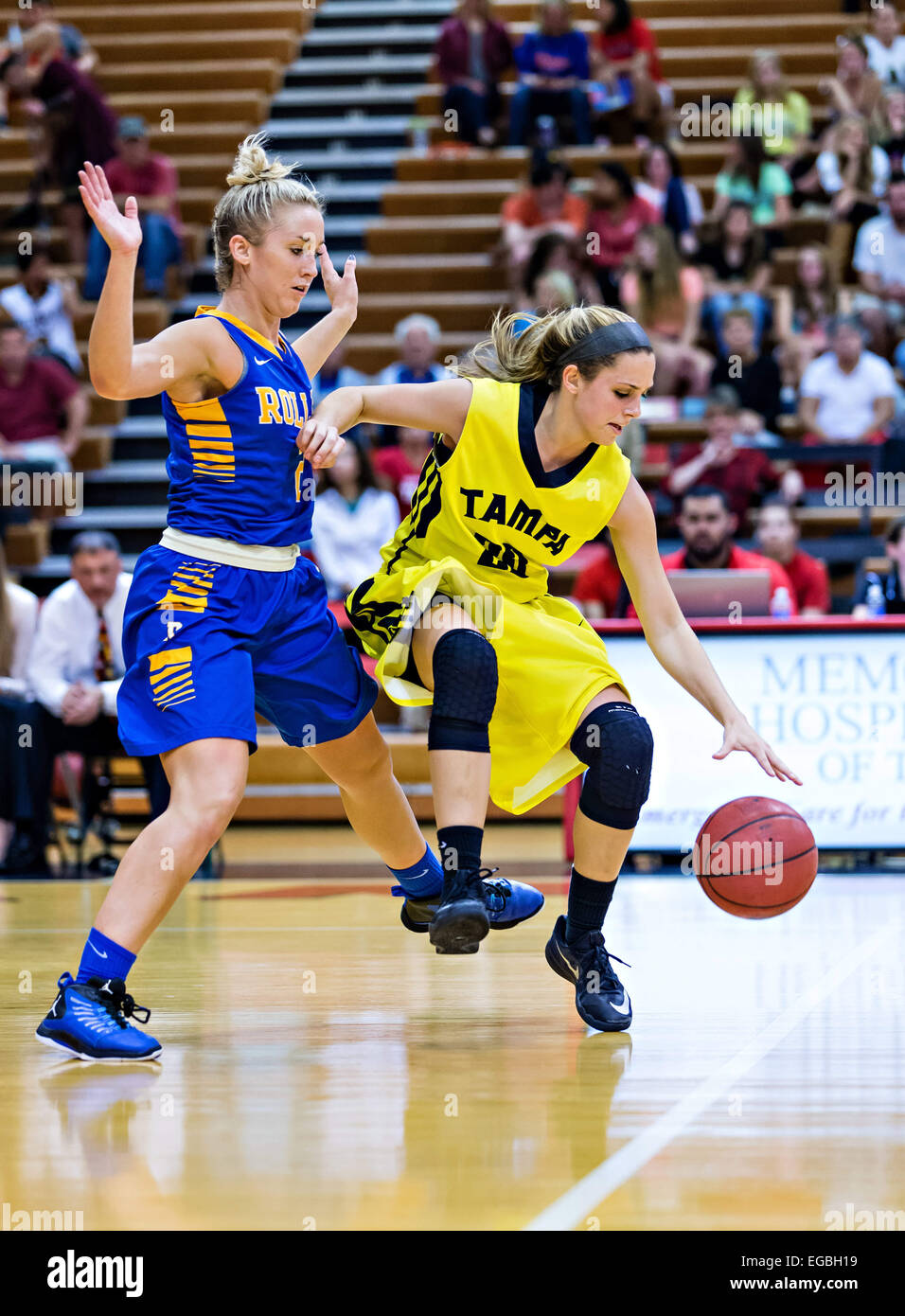 Tampa, FL, USA. 21. Februar 2015. Tampa Spartaner Claire Steinbrück #20 ...