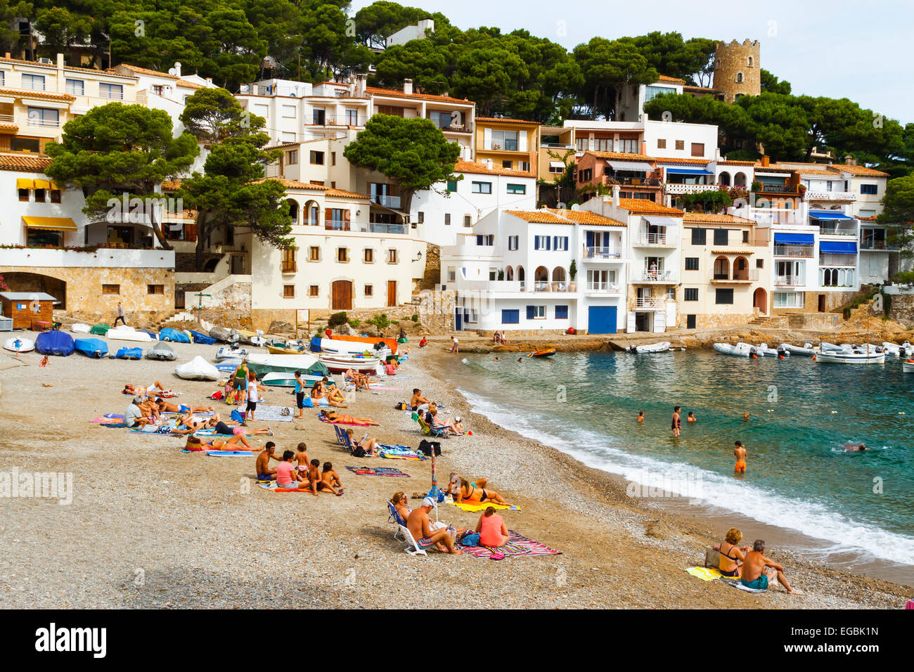 Sa Tuna, Begur. Costa Brava, Gerona. Katalonien, Spanien, Europa ...