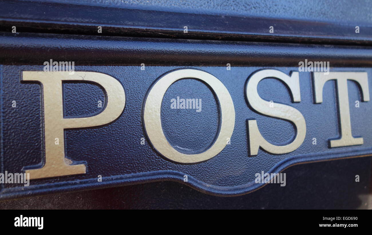 Black letterbox -Fotos und -Bildmaterial in hoher Auflösung – Alamy