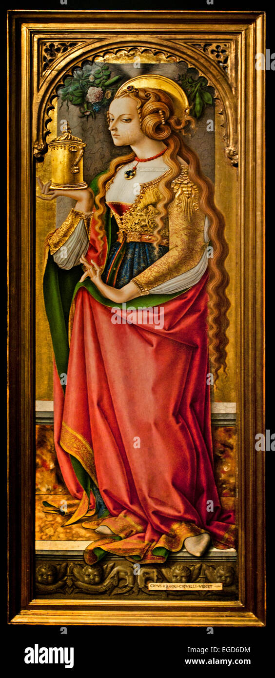 Maria magdalena 1480 carlo crivelli -Fotos und -Bildmaterial in hoher Auflösung – Alamy