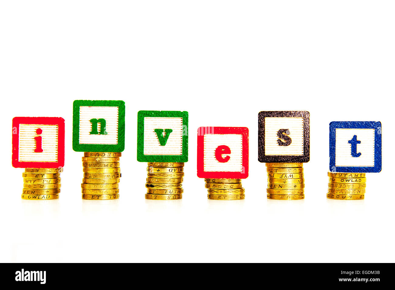 Investieren Sie Geld Geld investieren Investition sparen sparen return ...