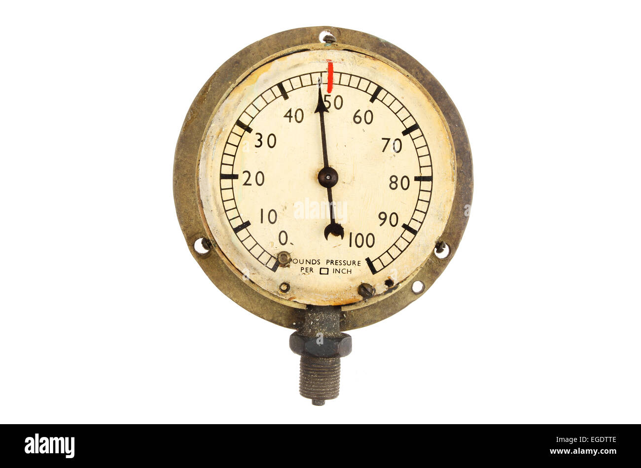 Brass pressure gauge old -Fotos und -Bildmaterial in hoher Auflösung ...