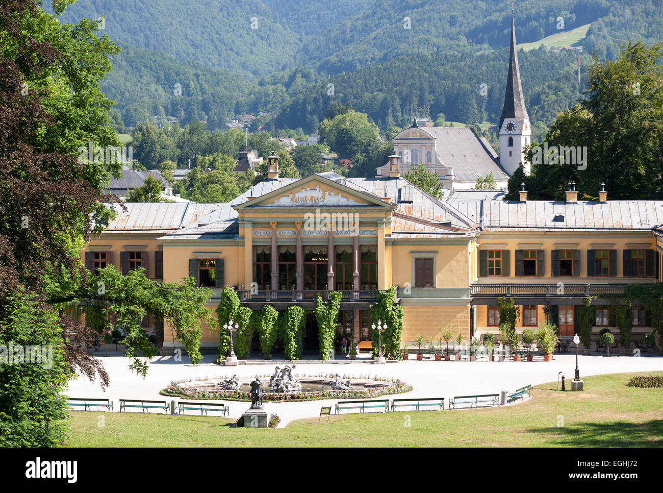 Kaiservilla Kaiservilla im Kaiserpark Park, Bad Ischl, Salzkammergut ...