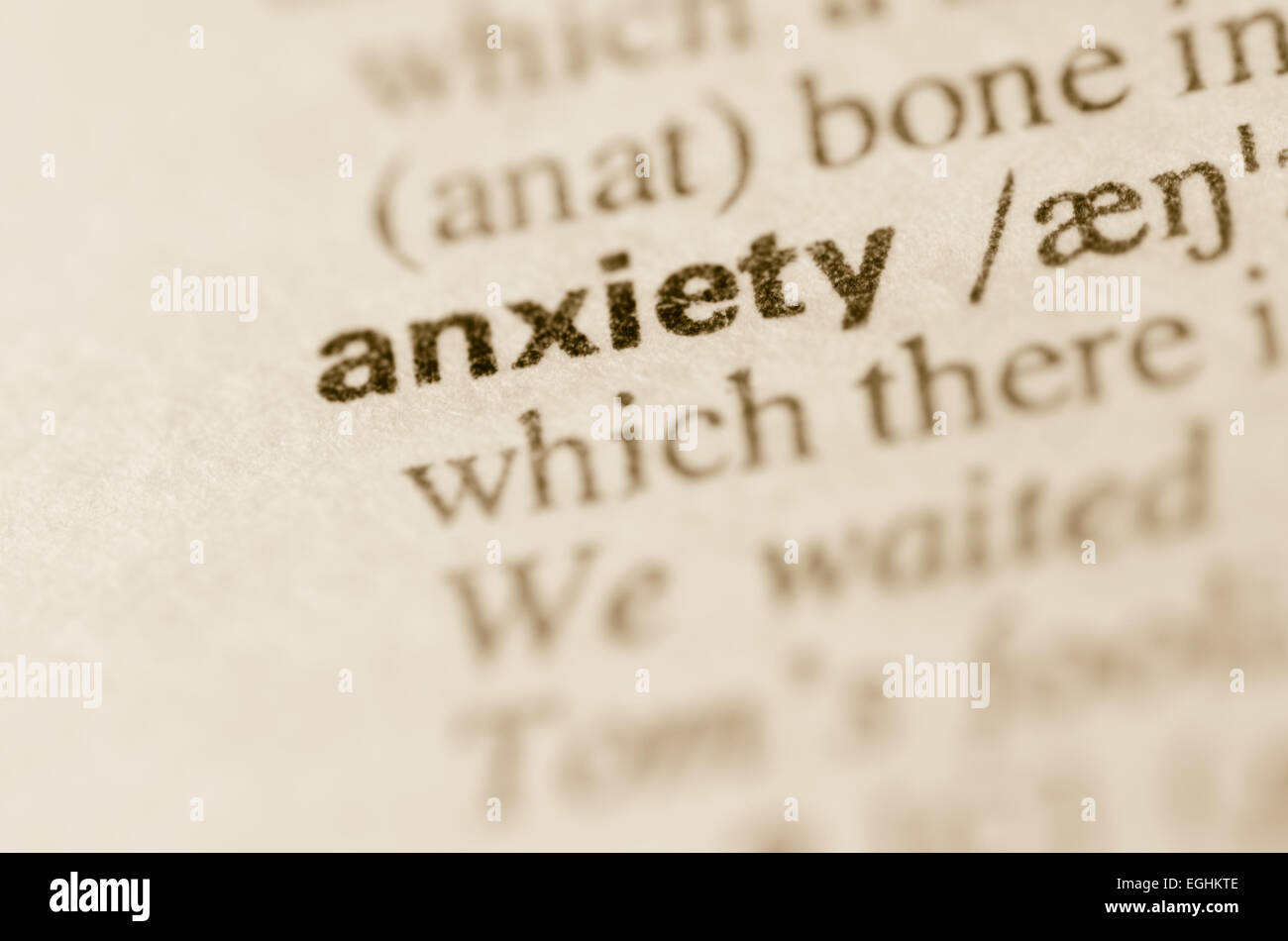 Worte angst -Fotos und -Bildmaterial in hoher Auflösung – Alamy