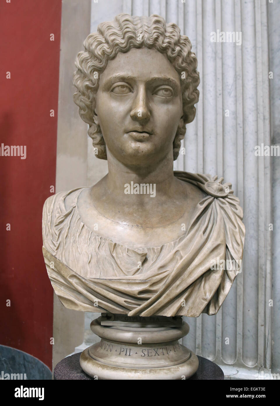 Büste von Julia Pia (Domna). (170AD-217AD). Kaiserin und Ehefrau von ...