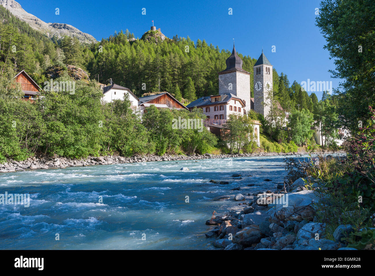 Inn fluss schweiz graubünden -Fotos und -Bildmaterial in hoher ...