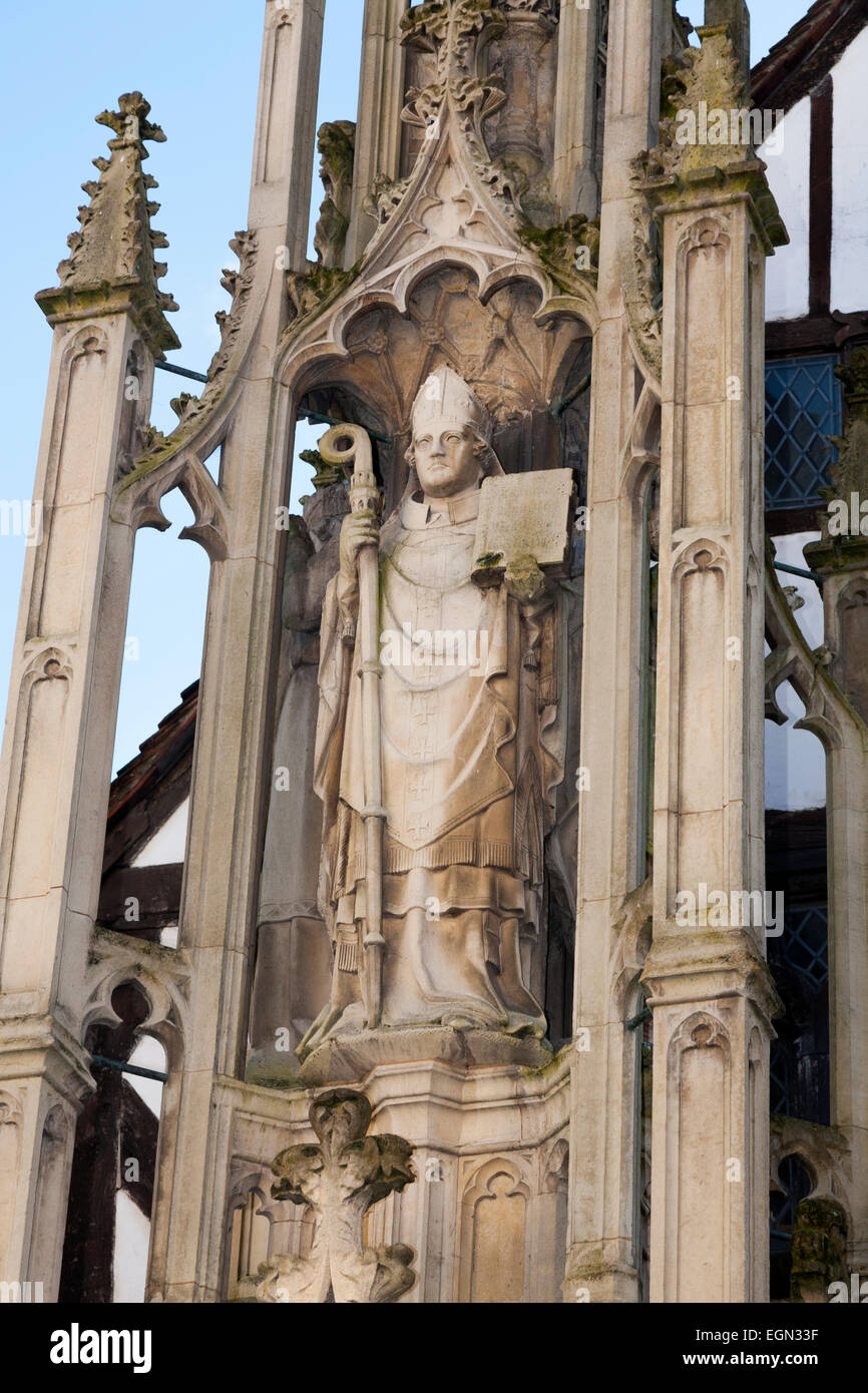 Figur / Statue / Nahaufnahme von der Butter Cross / Buttercross / High ...
