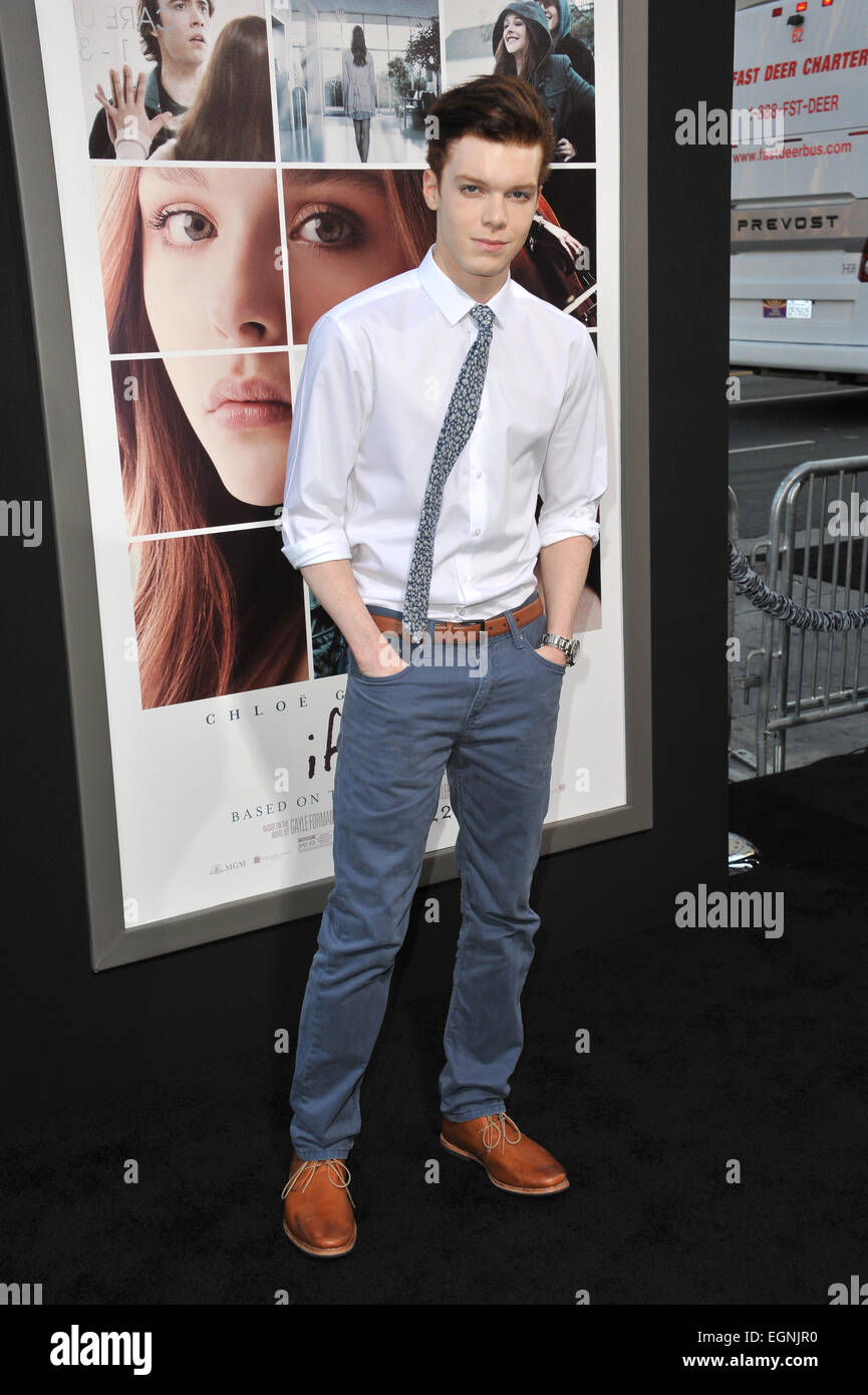 LOS ANGELES, CA - 20. August 2014: Cameron Monaghan bei der Welt ...