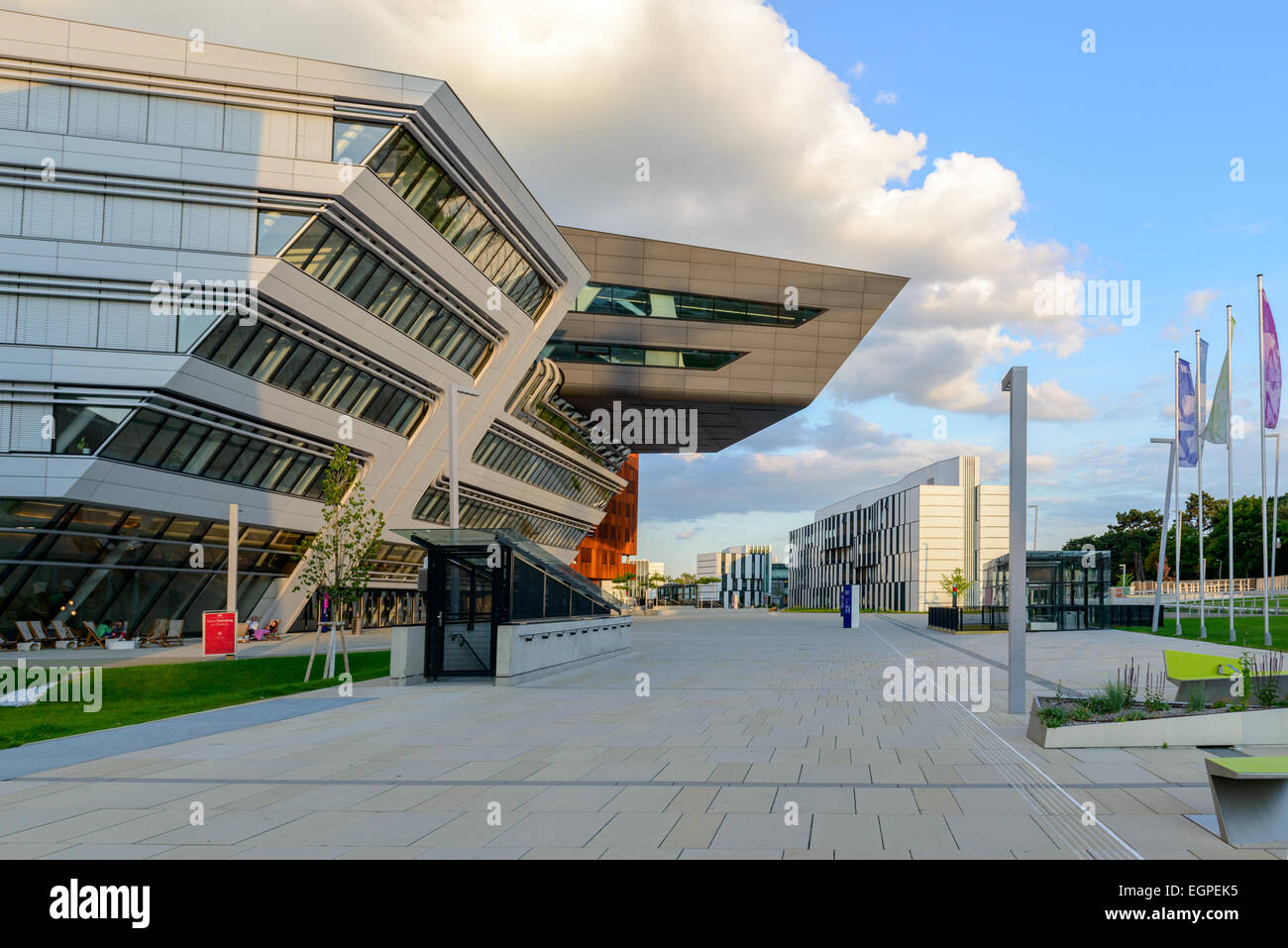 Neuen Campus der Universität der Wirtschaftsuniversität Wien (WU Wien ...