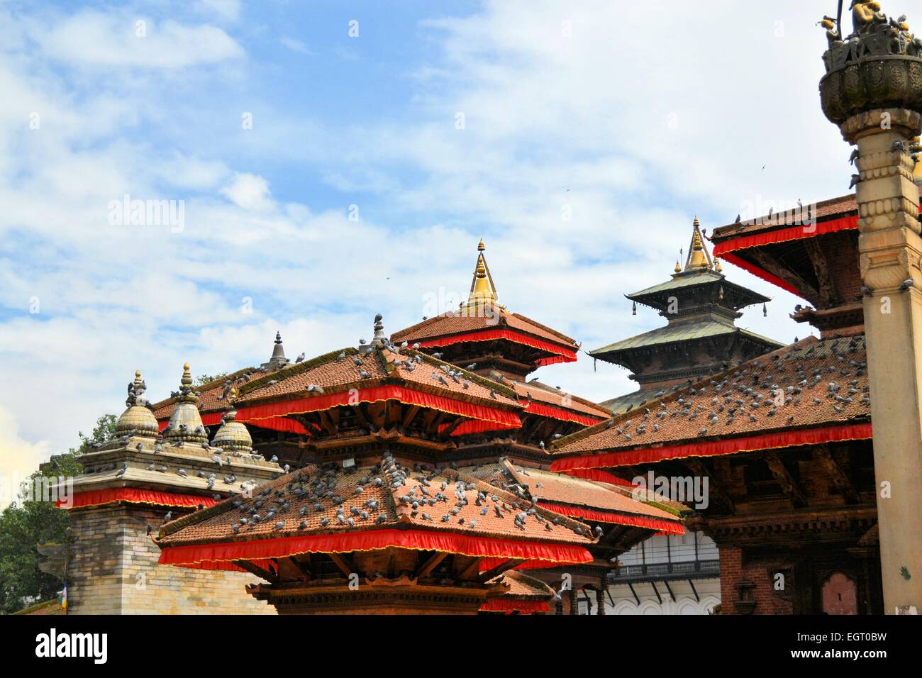 Hinduistische Tempel des Durbar Square, Kathmandu, Nepal ...