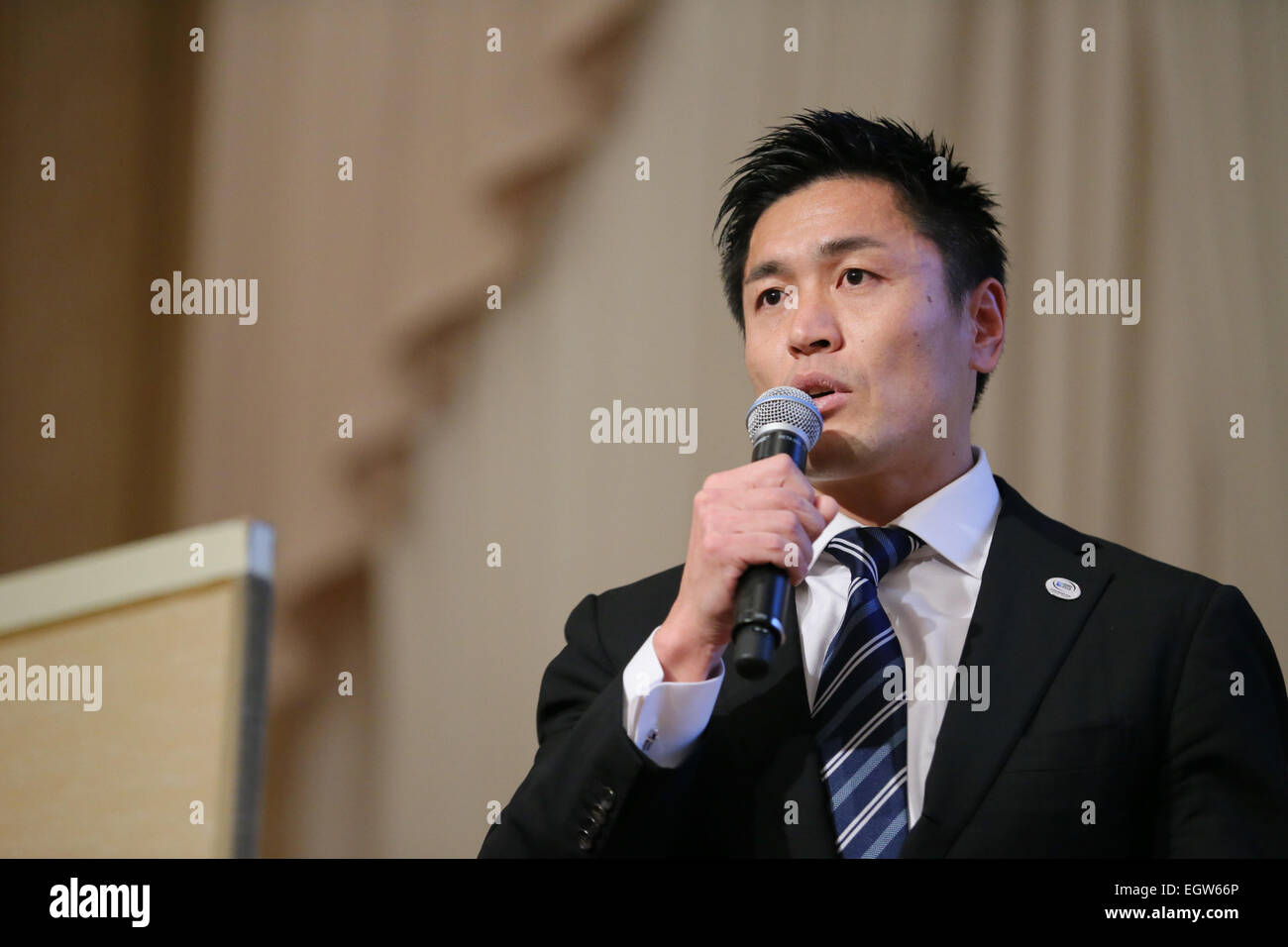 Tokio, Japan. Der Vorstand des Rugby World Cup Ltd (RWCL) kündigte die ...