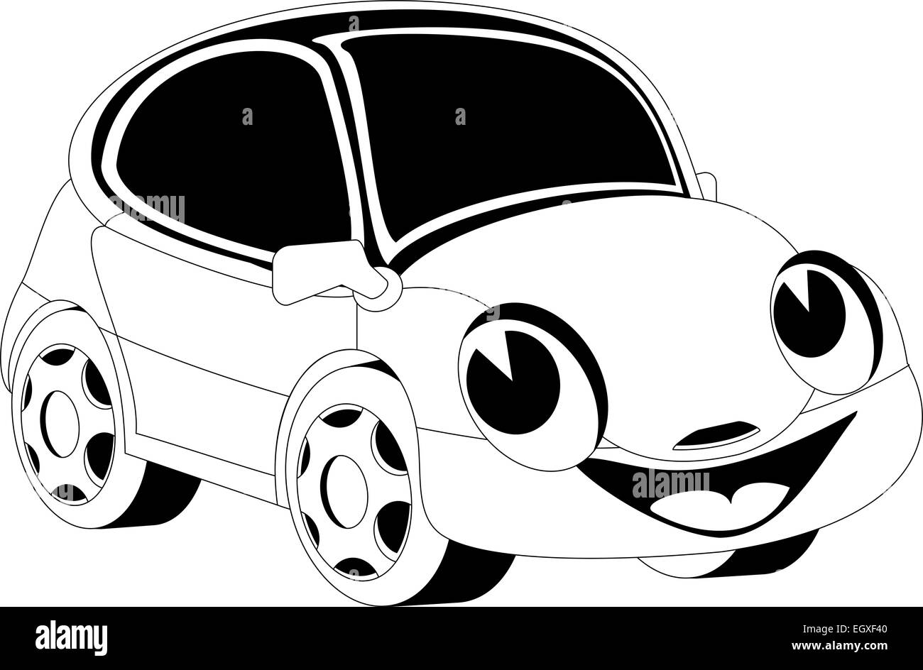Cartoon car -Fotos und -Bildmaterial in hoher Auflösung – Alamy