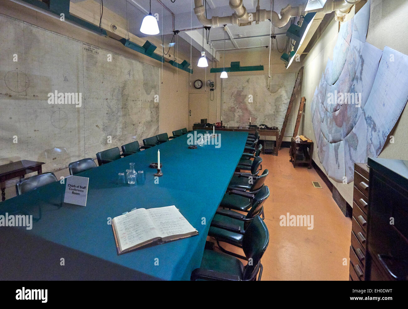 Churchill War Rooms ist ein Museum in London und einer der fünf Zweige ...