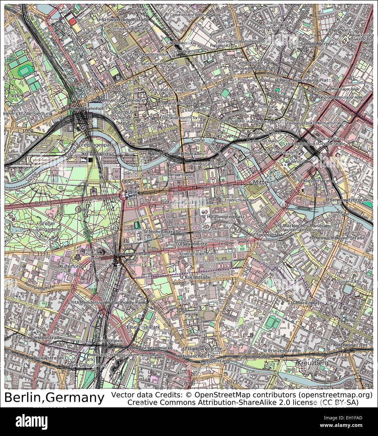 Berlin landkarte -Fotos und -Bildmaterial in hoher Auflösung – Alamy