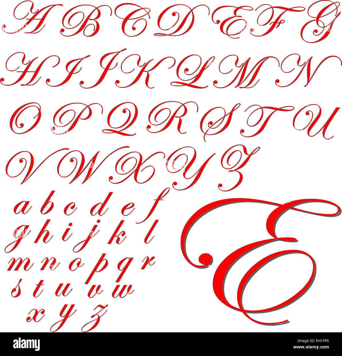 Design Mit Alphabet Stockfotos und -bilder Kaufen - Alamy