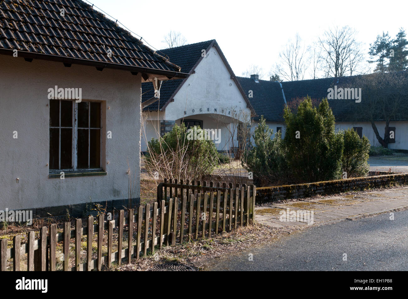 Ehemalige Villa von Joseph Goebbels am See Bogensee, Brandenburg ...