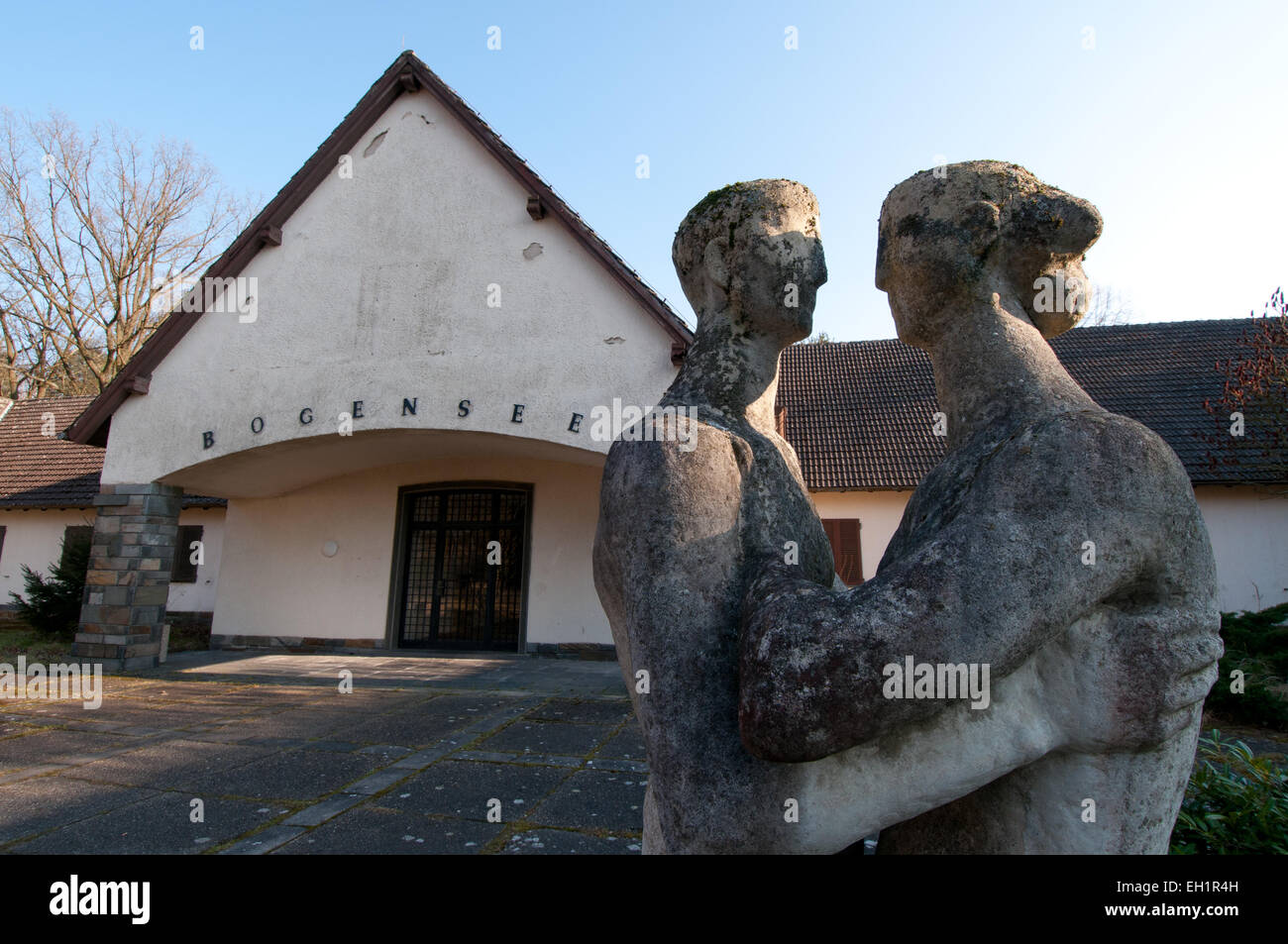 Ehemalige Villa von Joseph Goebbels am See Bogensee, Brandenburg ...