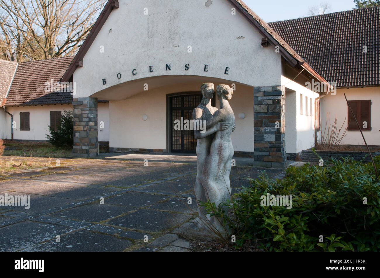 Ehemalige Villa von Joseph Goebbels am See Bogensee, Brandenburg ...