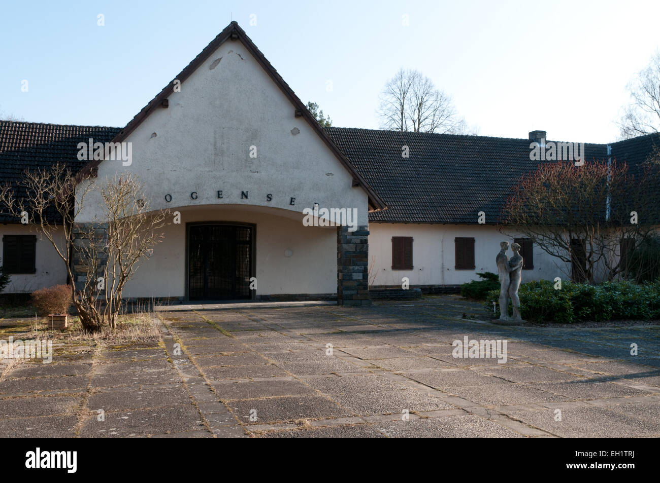 Ehemalige Villa von Joseph Goebbels am See Bogensee, Brandenburg ...