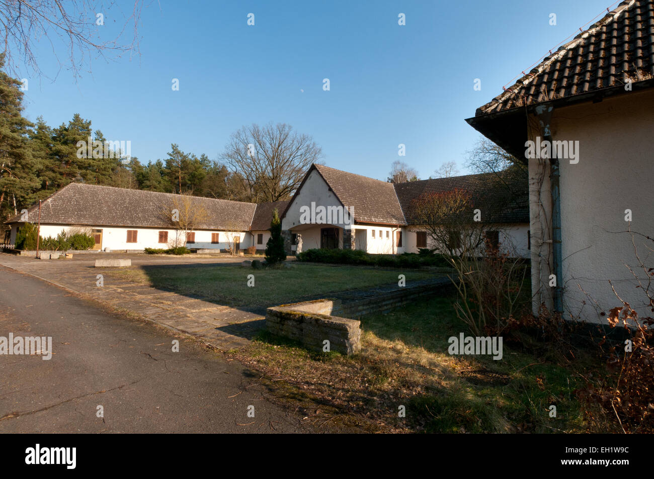 Ehemalige Villa von Joseph Goebbels am See Bogensee, Brandenburg ...
