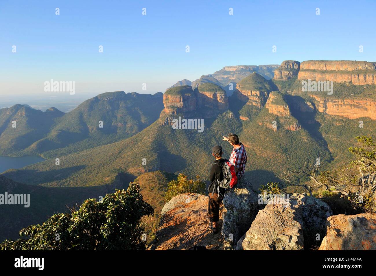 Mpumalanga, Südafrika Drakensberge Escarpment, Blyde River Canyon, drei ...