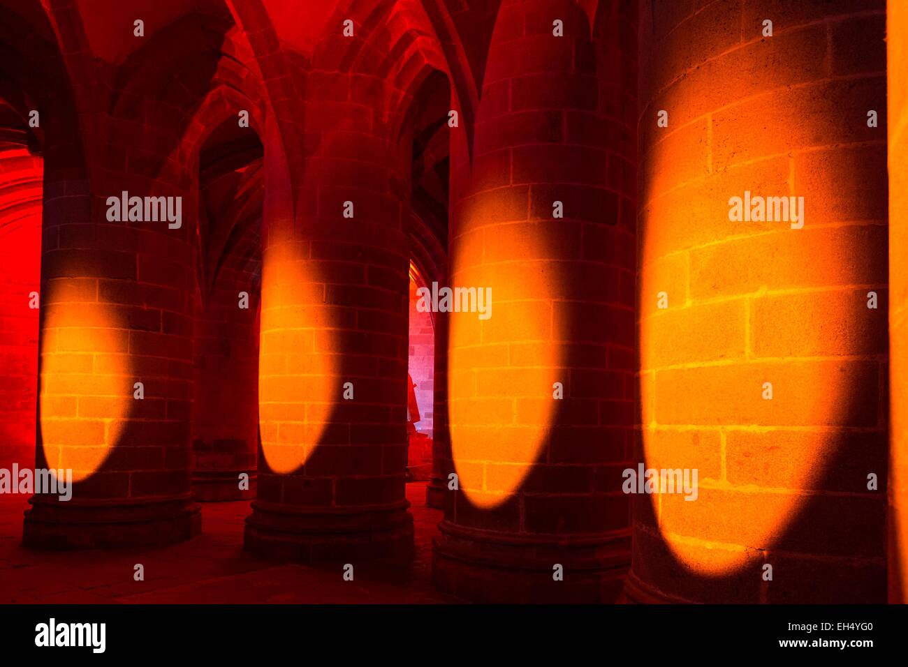 Frankreich, Manche, Mont Saint Michel Bay, aufgeführt als ...