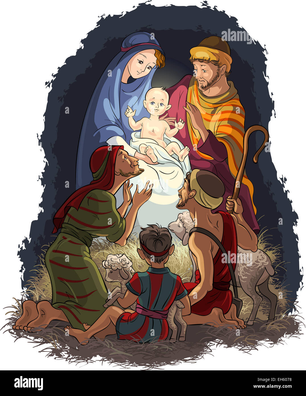 Joseph Infant Jesus At Birth Stockfotos und -bilder Kaufen - Alamy