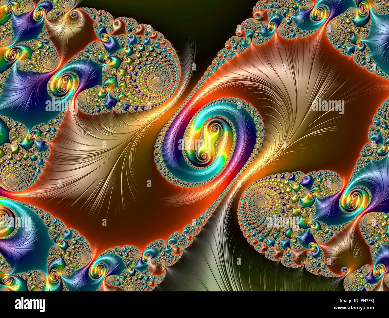 Mathematik fraktal -Fotos und -Bildmaterial in hoher Auflösung – Alamy
