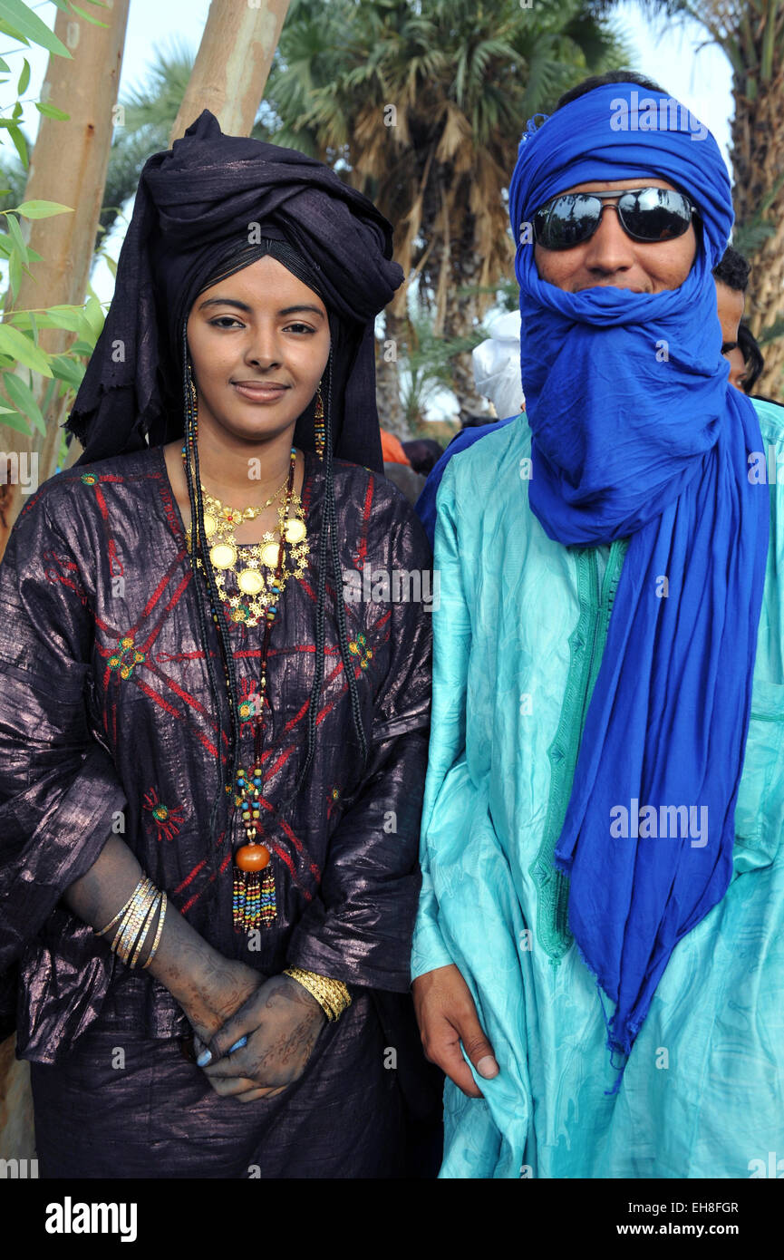 Tuareg Nomad Indigo Blue Stockfotos und -bilder Kaufen - Alamy