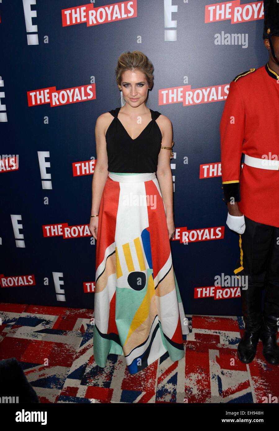 New York, NY, USA. 9. März 2015. Sophie Colquhoun im Ankunftsbereich ...